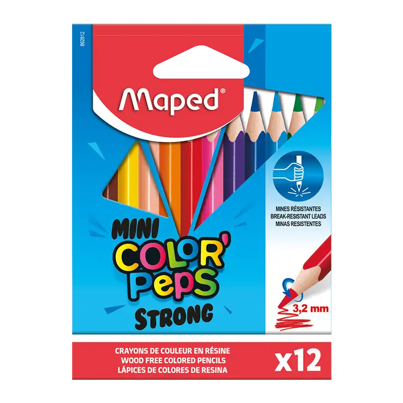 LAPICES DE COLORES MAPED MINI X12
