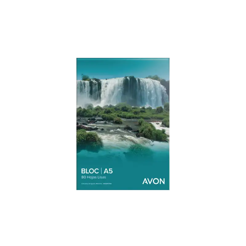 BLOCK AVON A5 PEGADO 80HJS LISO