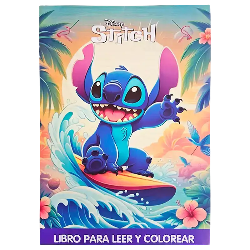LIBRO GDE PARA COLOREAR STITCH CBA